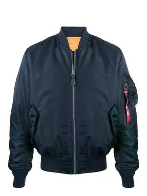 Alpha Industries Reversible Bomber Jacket - Blue