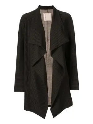 ANTONIO MARRAS Striped Blazer With Ruffle Detail