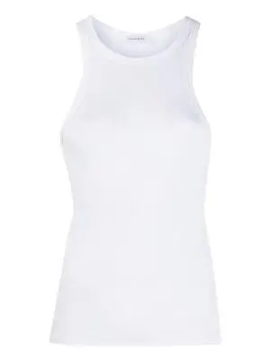 ANINE BING Eva Organic Cotton Tank Top - White
