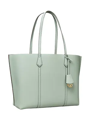 Tory Burch Tory Burch Perry Triple-Compartment Tote Blue Celadon