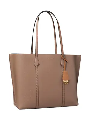 Tory Burch Tory Burch Perry Triple-Compartment Tote Clam Shell
