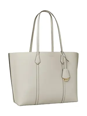 Tory Burch Tory Burch Perry Triple-Compartment Tote Feather Gray