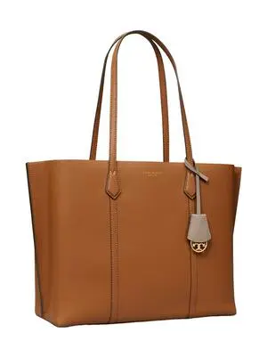 Tory Burch Tory Burch Perry Triple-Compartment Tote Light Umber