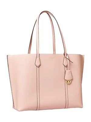 Tory Burch Tory Burch Perry Triple-Compartment Tote Shell Pink