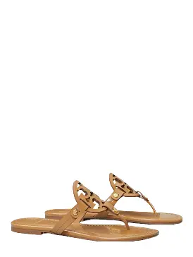 Tory Burch Miller Patent Sandal Brown
