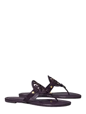 Tory Burch Miller Patent Sandal Purple Moon