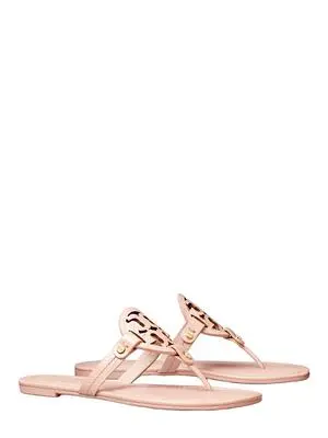 Tory Burch Miller Patent Sandal Seashell Pink