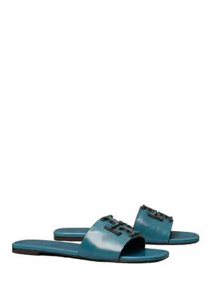 Tory Burch Ines Slides Brisk Blue
