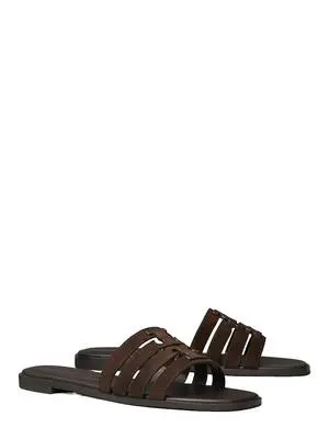 Tory Burch Ines Slides - Dark Cocoa/dark Cocoa