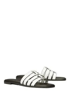 Tory Burch Ines Slides Gardenia/cocoa