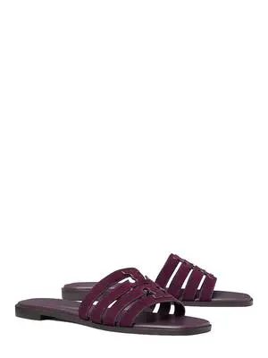 Tory Burch Ines Slides Plum Jam