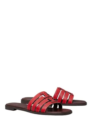 Tory Burch Ines Slides Tory Red/plum