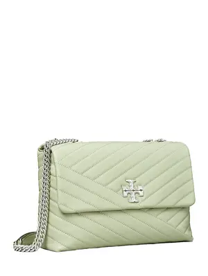 Tory Burch Kira Chevron Shoulder Bag Pine Frost