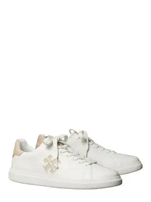 Tory Burch Howell Court Sneaker - Titanium White/shell Pink