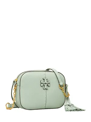 Tory Burch Tory Burch McGraw Camera Bag Blue Celadon