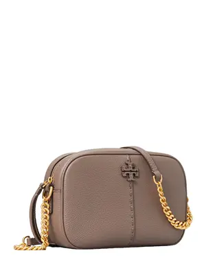 Tory Burch Tory Burch McGraw Camera Bag Silver Maple