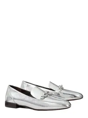 Tory Burch Jessa Loafer Silver