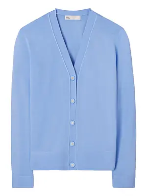 Tory Burch Simone Cardigan Cerulean Sky