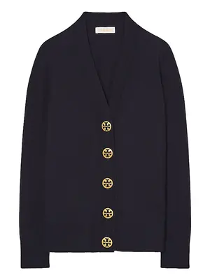 Tory Burch Simone Cardigan Navy Blue