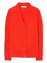 Tory Burch Simone Cardigan Red