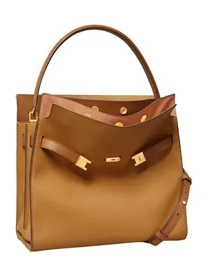 Tory Burch Lee Radziwill Double Bag Tiramisu
