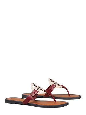 Tory Burch Miller Sandal New Cream / Blood Red