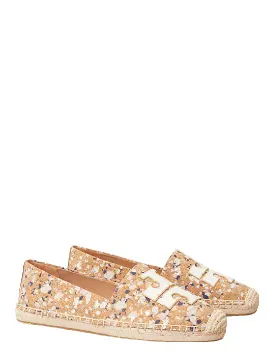 Tory Burch Tory Burch Ines Espadrille New Ivory Confetti/new Ivory/gold