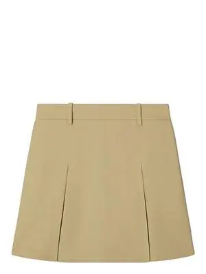 Tory Burch Tech Twill Golf Skirt - Pale Teak