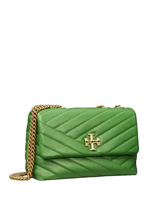 Tory Burch Small Kira Chevron Shoulder Bag Basil