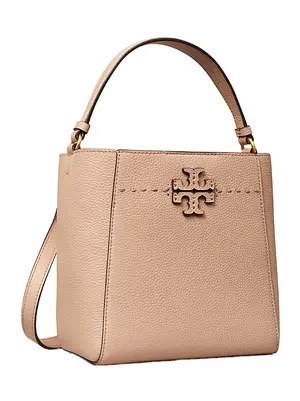 Tory Burch Small McGraw Bucket Bag Goan Sand