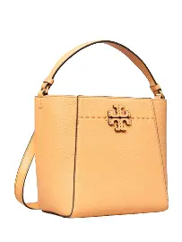Tory Burch Small McGraw Bucket Bag Jackfruit