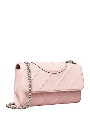 Tory Burch Small Fleming Shoulder Bag Cotton Candy