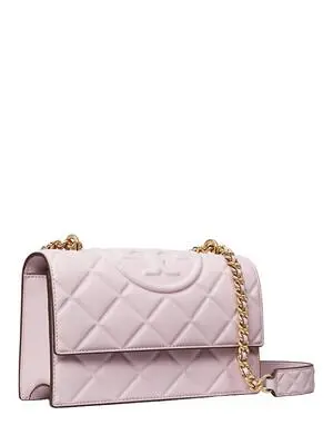 Tory Burch Small Fleming Shoulder Bag Pale Purple