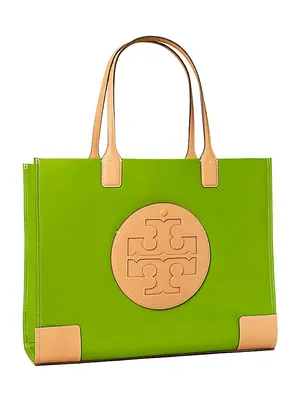 Tory Burch Ella Tote Bag Wheatgrass