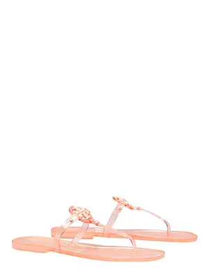 Tory Burch Mini Miller Jelly Sandal Peach