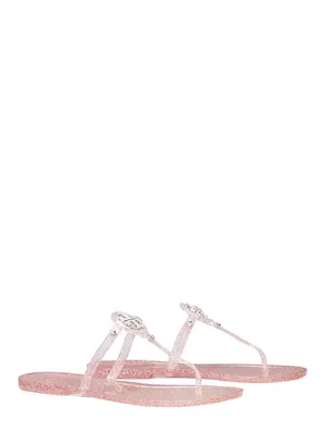 Tory Burch Mini Miller Jelly Sandal Pink Love/gold