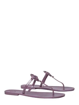 Tory Burch Mini Miller Jelly Sandal Vintage Eggplant