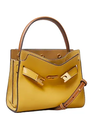 Tory Burch Petite Lee Radziwill Double Bag Glazed Pineapple