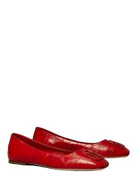 Tory Burch Georgia Ballet Flat Red