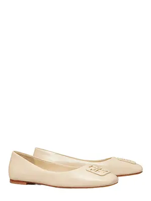 Tory Burch Georgia Ballet Flat White