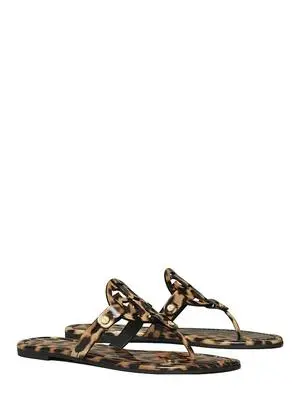 Tory Burch Miller Printed Patent Sandal Classic Leopard