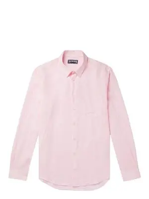Vilebrequin Caroubis Linen Shirt - Pink