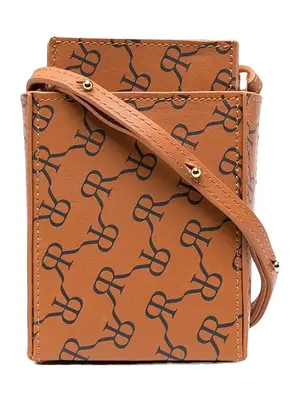 ROKH Rokh Monogram Print Mini Bag