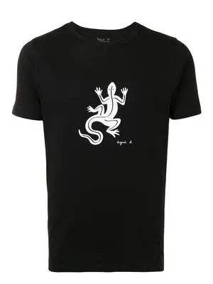 AGNÈS B. Logo-print Cotton T-shirt