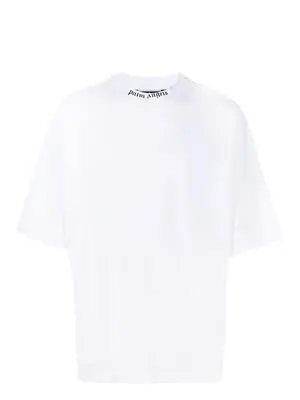 Palm Angels Logo Over T-shirt - White