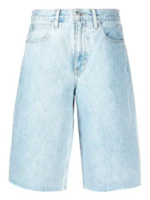 SLVRLAKE Grace Knee-Length Denim Shorts