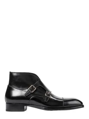 TOM FORD Sutherland Double Monk Strap Shoes - Black