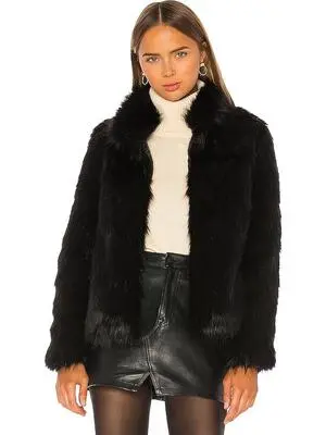 UNREAL FUR Delish Faux Fur Jacket - Black