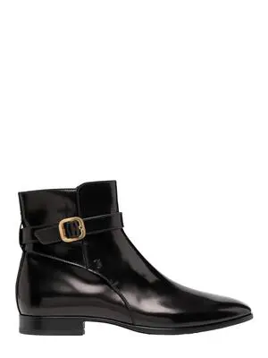 TOD'S Buckle-detail Ankle Boots - Black