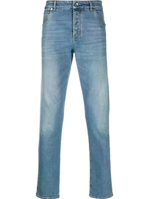 Brunello Cucinelli Comfort Five-pocket Jeans - Blue